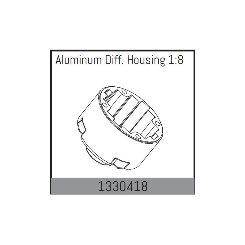 ALUMINUM DIFF. HOUSING 1:8 - Site rc4all